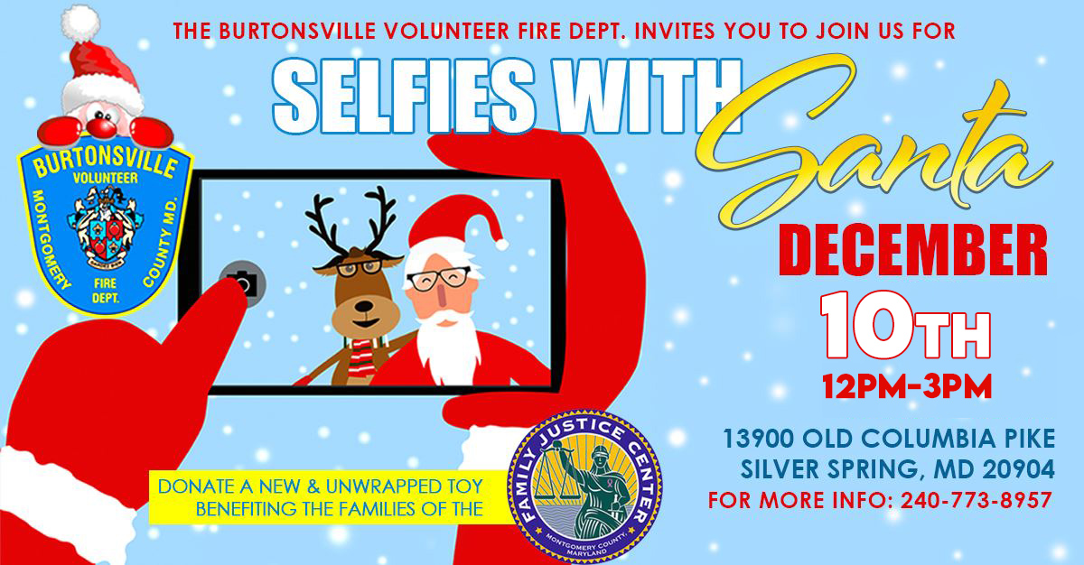 Selfies with Santa - Saturday December 10th! - Burtonsville Volunteer ...