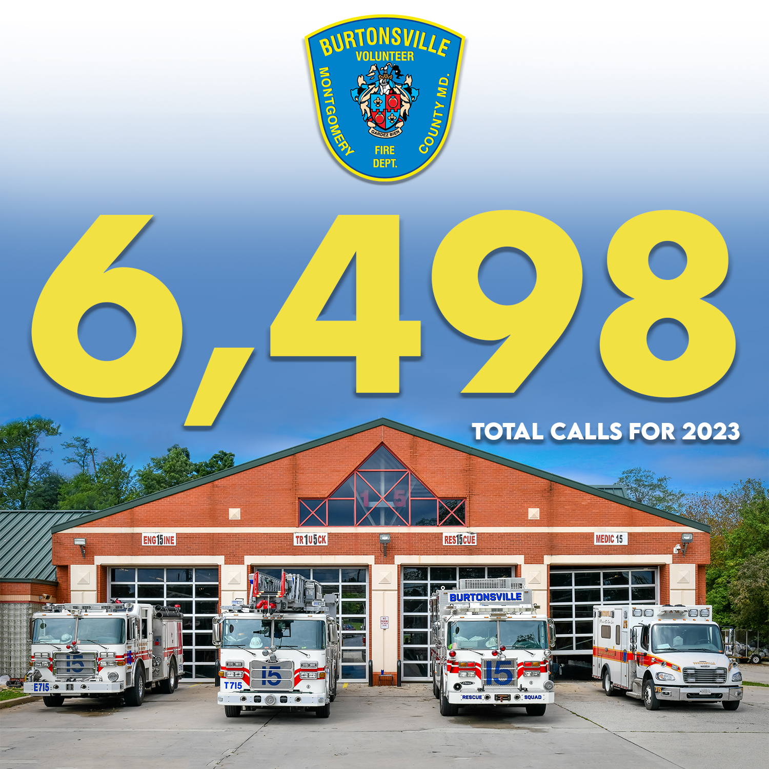 BVFD responds to over 6,000 calls in 2023! - Burtonsville Volunteer ...